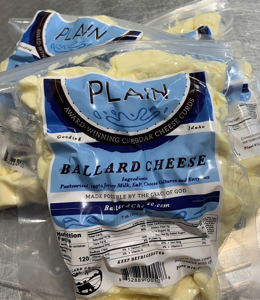 Ballard Plain Cheese Curds – Ballard Cheese