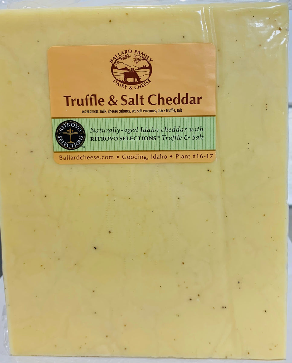 Ballard Truffle Salt Cheddar Cheese – Ballard Cheese